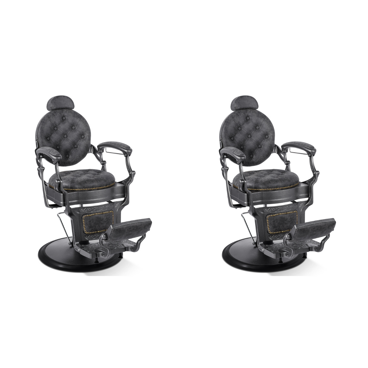 #5045 Retro Barber Chair Vintage Salon Chair (bundle) - Artist hand