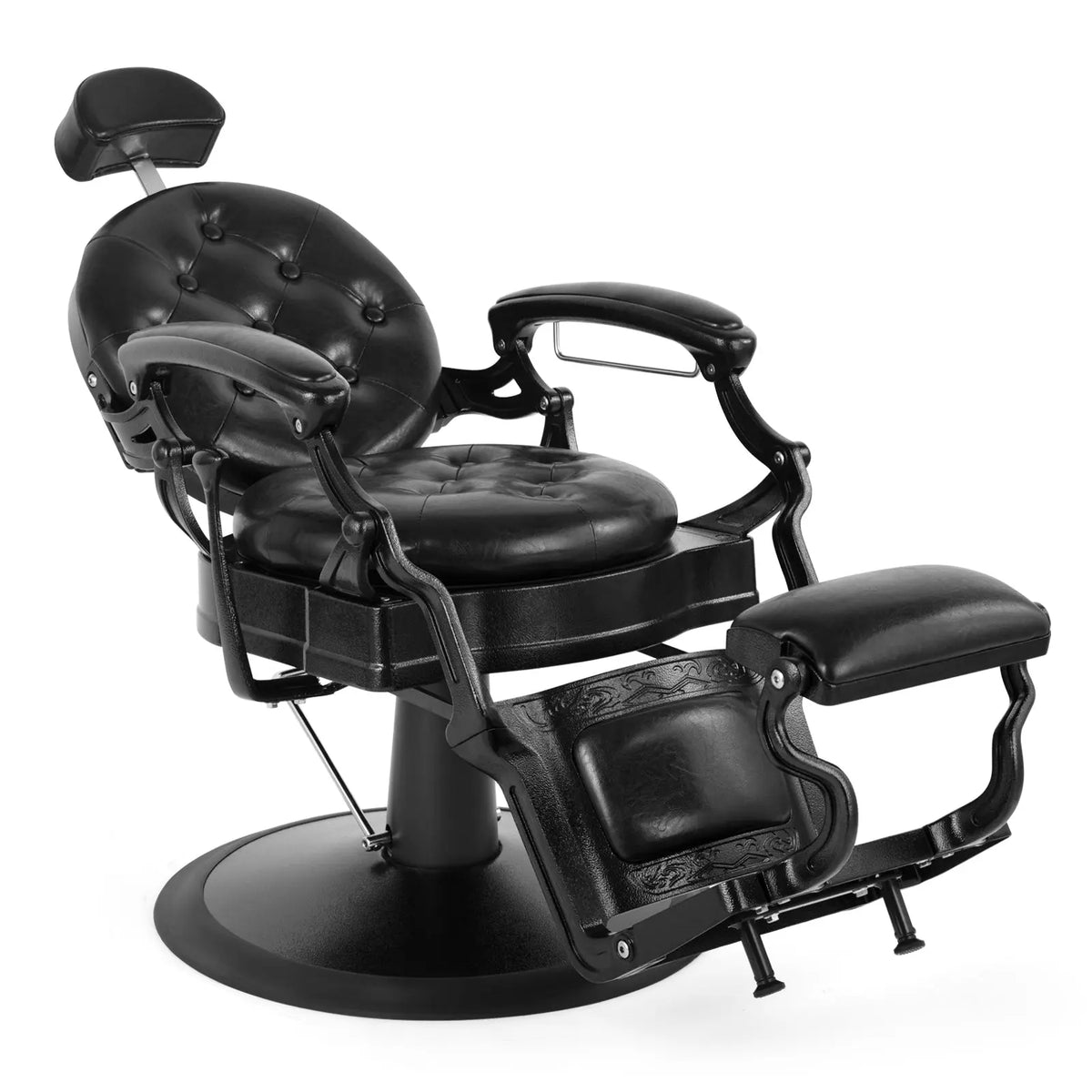 #5045 Heavy Duty Retro Barber Chair - Artist hand