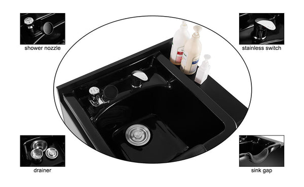 #10092 Shampoo Backwash Sink Station with Shampoo Bowl - Artist hand